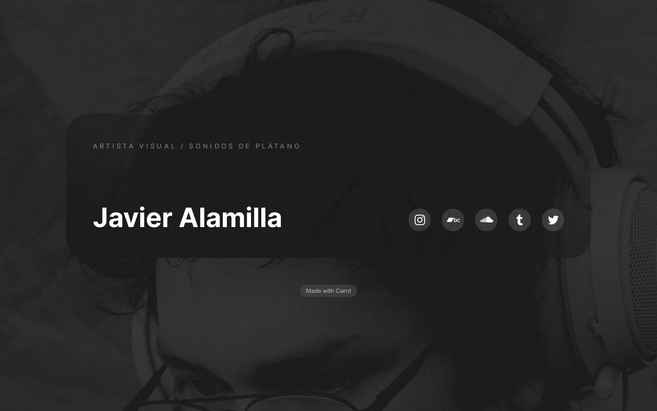 Javier Alamilla / Sonidos de Plátano